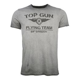 Top Gun T-Shirt 'Ease' Herren Gr&ouml;&szlig;e L grau / basaltgrau