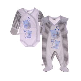 La Bortini Set boy size 44 Grey