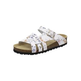 AFS-Schuhe Mules 'Pantoletten Damen Kralle wei&szlig; flower' female size 42 White