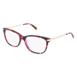 Nike FOS 7150 Brille Damen | Fassung: Vollrand, Quadratisch, Fuchsia Havanna