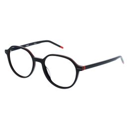 HUGO BOSS Hugo HG 1170 Brille Herren | Fassung: Vollrand, Panto, Schwarz Rot