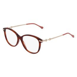 Gucci GG0967O Brille Damen | Fassung: Vollrand, Butterfly, Havanna Gold