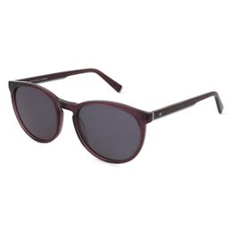 HUMPHREY&acute;S eyewear Humphrey&rsquo;s eyewear 588182 | Unisex-Sonnenbrille | Fassung: Vollrand, Panto, Kunststoff, Aubergine | Glasfarbe: Grau