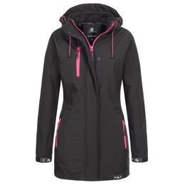 Rock Creek Outdoormantel Damen Gr&ouml;&szlig;e L pink / schwarz