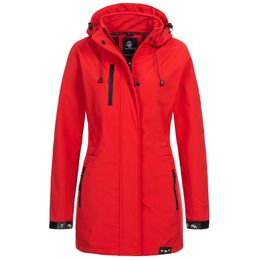 Rock Creek Outdoor Jacket female size S Red / Black