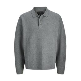 Jack & Jones Premium Sweater 'JPRBLABradfort' male size S mottled grey