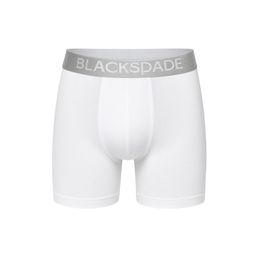 BlackSpade Boxershorts Herren Gr&ouml;&szlig;e S silbergrau / wei&szlig;