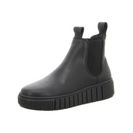 Tamaris Boots 'Stiefel Damen 1-25403-43/003 Echtleder in schwarz' female size 39 Black