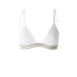 Calvin Klein Underwear Bra female size 90 Beige / Grey / White