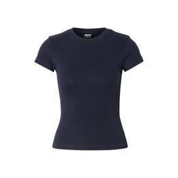 Urban Classics Damen T-Shirt "Urban Classics Ladies Short Slim Tee"midnightnavy, Gr. L, unifarben, 95% Baumwolle, 5% Elasthan, Shirts