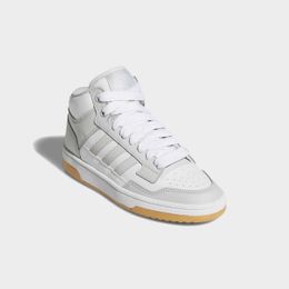 M&auml;dchen Sneaker "RAPID COURT MID J", adidas Sportswear, Gr. 38, wei&szlig;, Leder, Synthetik, Schuhe, Sneaker, Schn&uuml;rboots, Winterschuhe, f&uuml;r Kinder &