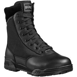 MAGNUM Herren Stiefel "Classic", Gr. 48, schwarz, Leder, Textil, unifarben, Schuhe, Wasserdicht