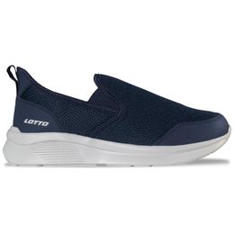 Lotto Herren Sneaker, Gr. 45, blau, Kunstfaser, Synthetik, Mesh, Schuhe, - besonders bequem - ohne Schn&uuml;ren