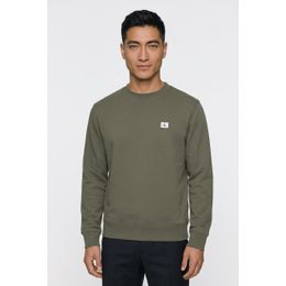 Herren Sweatshirt "400GSM TRRY BDG CRWN", gr&uuml;n, Gr. S, Calvin Klein Jeans, Sweatware, Obermaterial: 100% Baumwolle, Sweatshirts, Mit