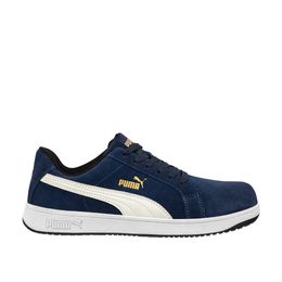 PUMA Safety ICONIC LOW Safety Shoe S1PL ESD Blau / 47