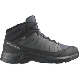 Salomon Damen Winterstiefel "X-ADVENTURE COLDRUSH WP", Gr. 43, grau, Leder, Textil, Schuhe, Winterschuhe, Winterboots, Snowboots, wasserdicht