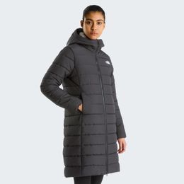The North Face Damen Steppmantel "W ACONCAGUA HOODED PARKA", grau, Gr. XS, Obermaterial: 100% Polyester, M&auml;ntel
