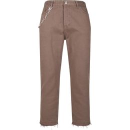 2Y Premium Herren Bequeme Jeans "2Y Premium Herren 2Y Boyfriend Fit Jeans", braun, Gr. 33, unifarben, 97% Baumwolle, 3% Elasthan, Jeans