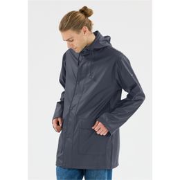 WEATHER REPORT Herren Regenjacke "Torsten", grau, Gr. XL, unifarben, 100% Polyester, Jacken, mit verschwei&szlig;ten N&auml;hten