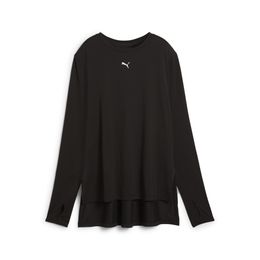 Puma Damen Trainingsshirt "MODEST Oversized Longsleeve Damen"schwarz, Gr. M, Obermaterial: 6% Elasthan, 94% Polyester, Shirts