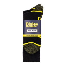 Bisley NEROX Work Socks Black / 44-48
