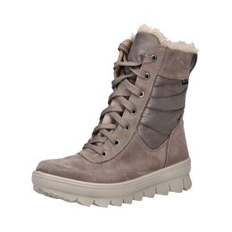 Legero Damen Schn&uuml;rstiefel "Legero Stiefel Veloursleder/Textil", Gr. 40, braun, Textil, Veloursleder, Schuhe