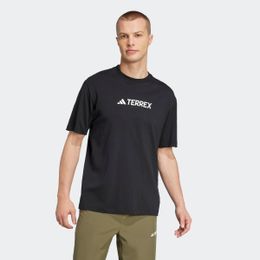 adidas terrex Herren Funktionsshirt "TX LOGO TEE", schwarz, Gr. S, Obermaterial: 100% Baumwolle, Shirts