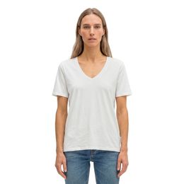 Marc O'Polo MARC O'POLO Damen T-Shirt "aus Organic Cotton", wei&szlig;, Basic, Gr. XXS, unifarben, Obermaterial: 100% Baumwolle, Shirts