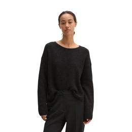Marc O'Polo MARC O'POLO Damen Strickpullover "aus weichem Schurwolle-Mix", schwarz, Gr. XXL, unifarben, Obermaterial: 80% Wolle, 20% Polyamid, Pullover