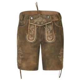 Spieth & Wensky SPIETH & WENSKY Damen Lederhose "Spieth & Wensky Lederhose Karisma", braun, Gr. 44, uni, Obermaterial: 100% Lammleder LEL., Hosen, mit traditioneller