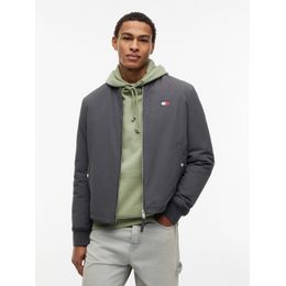 Tommy Jeans Herren Bomberjacke "TJM ENTRY BOMBER JACKET EXT", grau, Gr. XL, Web, Obermaterial: 100% Nylon. Futter: 100% Polyester. F&uuml;llung: 50%