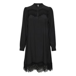 Culture Damen Midikleid "Kleid CUtiffany", schwarz, Gr. XS, Obermaterial: 80% Viskose CV. 20% Polyester PES., Kleider