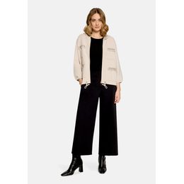 Betty Barclay Damen Sweatjacke "Damen mit Kapuze", beige, Gr. 44, Sweatware, Obermaterial: 52% Polyester, 41% Modal, 7% Elasthan, Sweatjacken