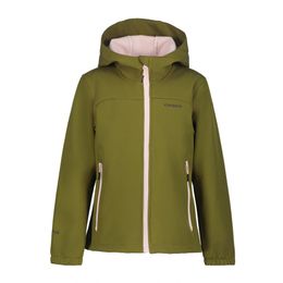 Icepeak Jungen Softshelljacke "Icepeak KOBRYN JR", gr&uuml;n, Gr. 176, Softshell, Obermaterial: 95% Polyester, 5% Elasthan, Jacken, mit Kapuze, gerader