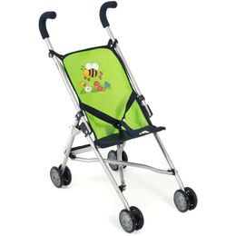 Bayer Chic 2000 CHIC2000 Kinder Puppenbuggy "Roma, Mini-Buggy", gr&uuml;n, Kunststoff, Metall, Stoff, B:29cm H:57cm T:50cm, Puppenwagen