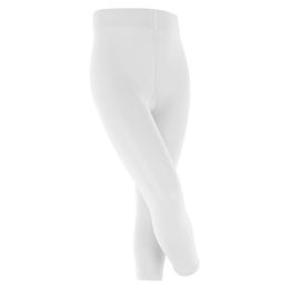 Falke M&auml;dchen Feinstrumpfleggings "Cotton Touch", wei&szlig;, Gr. 152, Obermaterial: 55% Baumwolle CO. 37% Polyamid PA. 8% Elasthan EL., Strumpfhosen