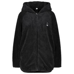 alife and kickin ALIFE & KICKIN Damen Sweatjacke "Damen DominiqueAK T &Uuml;bergangsjacke, Jacke", schwarz, Gr. XXL, 100% Polyester, Sweatjacken, leichte Kuschel-Jacke mit