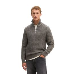 Marc O'Polo MARC O'POLO Herren Rollkragenpullover "aus Bio-Baumwoll-Schurwoll-Mix", grau, Gr. XXL, unifarben, Obermaterial: 48% Baumwolle, 41% Schurwolle, 11%