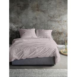 Bettw&auml;sche Irisette, rosa, Feinbiber, Obermaterial: 100% Baumwolle, Bettw&auml;sche, "Meran 8544", flauschig