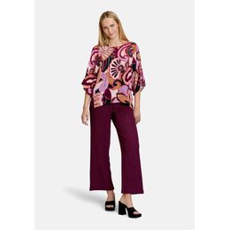 Cartoon Damen Stoffhose "Damen mit weitem Bein", lila, Gr. 36, Obermaterial: 98% Polyester, 2% Elasthan, Hosen