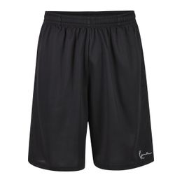 Karl Kani Herren Trainingsshorts "Karl Kani Signature Mesh Shorts", schwarz, Gr. S, 100% Polyester, Hosen