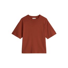 Marc O'Polo MARC O'POLO Damen T-Shirt "T-Shirt T-Shirt relaxed 1er Pack", rot, Gr. XL, Obermaterial: 48% Baumwolle CO. 48% Modal CMD. 4% Elasthan EL., Shirts