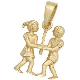Jobo Damen Sternzeichenanh&auml;nger "Anh&auml;nger Sternzeichen", Zwilling, Silber 925 (Sterlingsilber), gold, Silber 925 (Sterlingsilber), Schmuckanh&auml;nger,