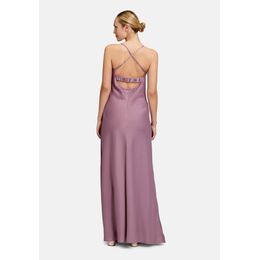 Vera Mont Damen Abendkleid "Damen mit Wasserfallausschnitt", lila, Gr. 32, Obermaterial: 97% Polyester, 3% Elasthan. Futter: 100% Polyester, Kleider