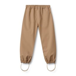 Wheat Jungen Stoffhose "Wheat Rainwear Olo Trousers", beige, Gr. 116, 55% Polyester, 45% Polyurethan, Hosen