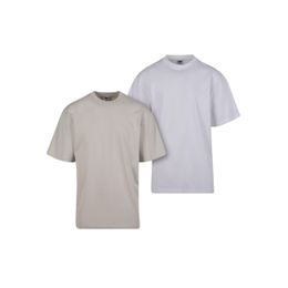 Urban Classics Herren T-Shirt "Urban Classics Herren Tall Tee 2-Pack", beige, Gr. L, unifarben, 100% Baumwolle, Shirts