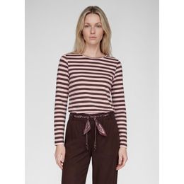 Rabe Damen Print-Shirt "T-Shirt"rosa, Gr. 40, gemustert, 92% Baumwolle, 8% Elasthan, Shirts