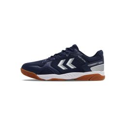Hummel Herren Hallenschuh "COURT CONTROL II", Gr. 38schwarz iris, Synthetik, Schuhe, atmungsaktiv, Non-Marking-Sohle