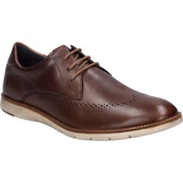 Josef Seibel Herren Schn&uuml;rschuh "Tyler 33, braun", Gr. 42, braun, Obermaterial: 100% Rindsleder Leather cow., Schuhe