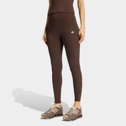 Damen Leggings "ESSENTIALS POLYESTER", braun, Gr. S, adidas originals, Obermaterial: 80% Polyester, 20% Elasthan, Hosen, f&uuml;r Sportmode und